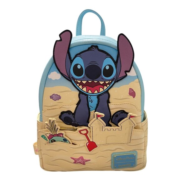 Loungefly | Bags | Loungefly Disney Stitch And Scrump Summer Beach ...